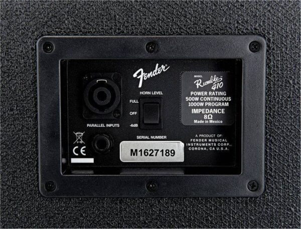 Cabina para amplificador de bajo eléctrico Fender rumble 410 v3 cabinet ...